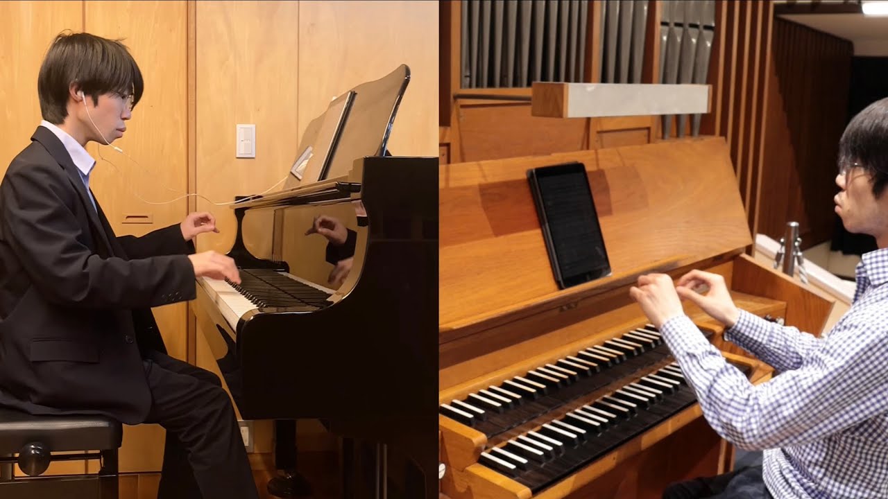 Ren Okumura (Piano) X Ren Okumura (Organ) - G. F. Händel: Concerto B ...