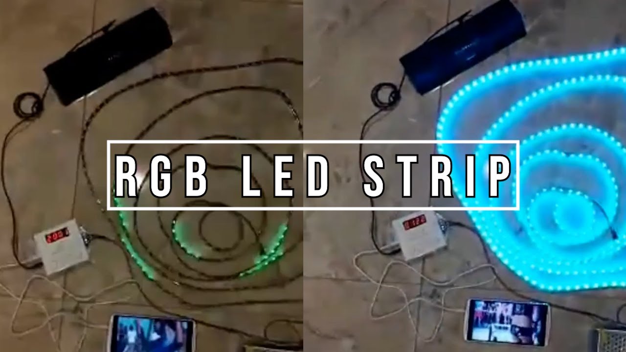 RGB LED STRIP WS2812b with MUSIC, connected to Colourful X2 led ...