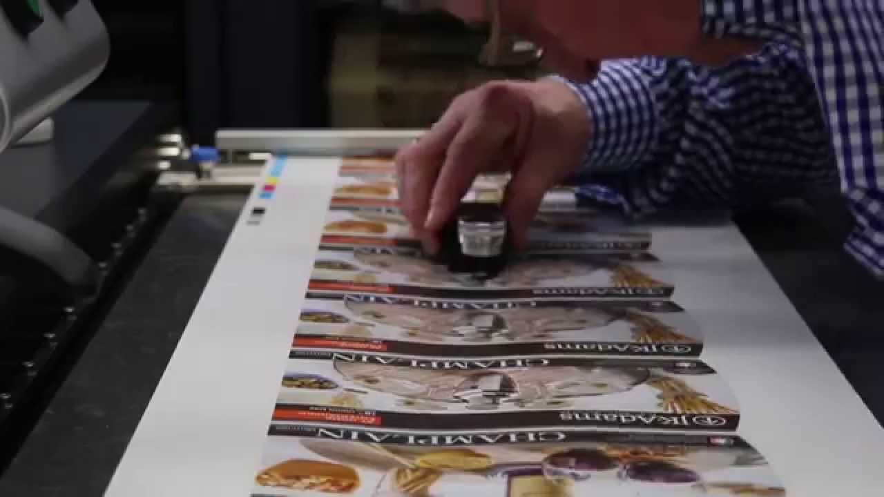 HP Indigo Test Run - YouTube