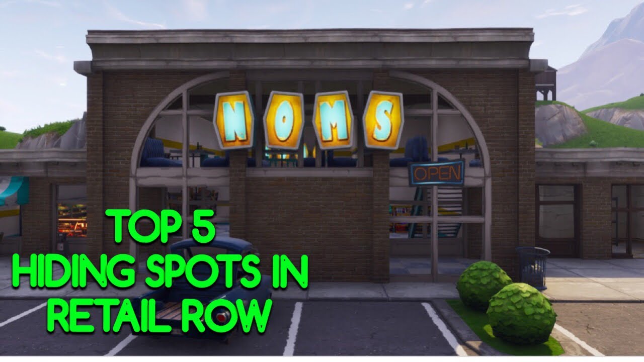 Top 5 Hiding spots in retail row - YouTube