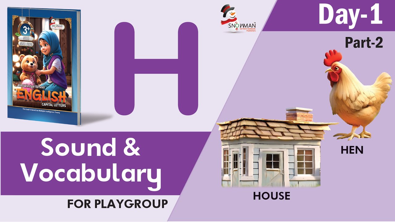 Letter H Sound and Vocabulary | Knowledge Wheel English | Playgroup ...