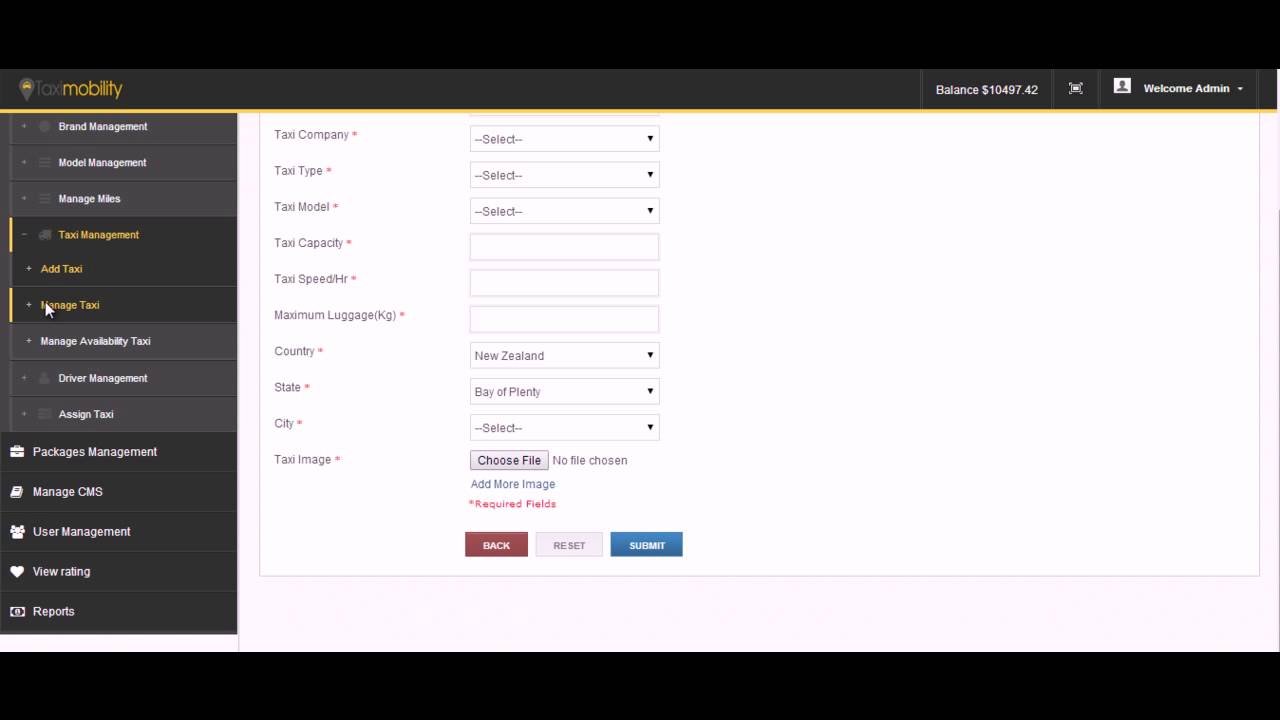 Taxi Mobility - Master Admin Panel tutorial. - YouTube