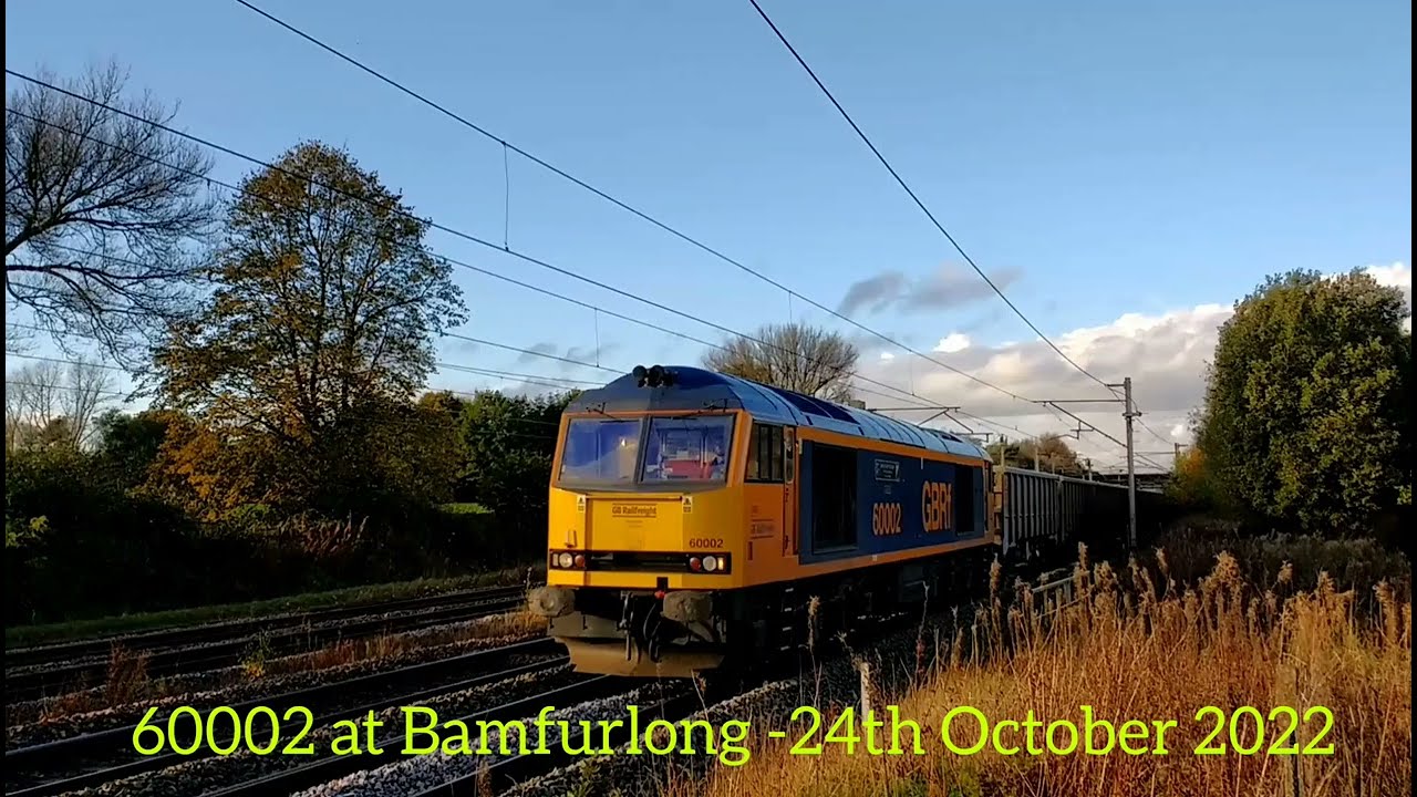 60002 at Bamfurlong - 24th October 2022 - YouTube