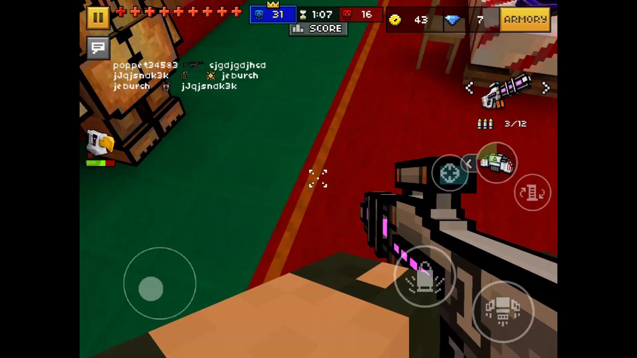 Pixel Gun 3D-Prototype gameplay - YouTube