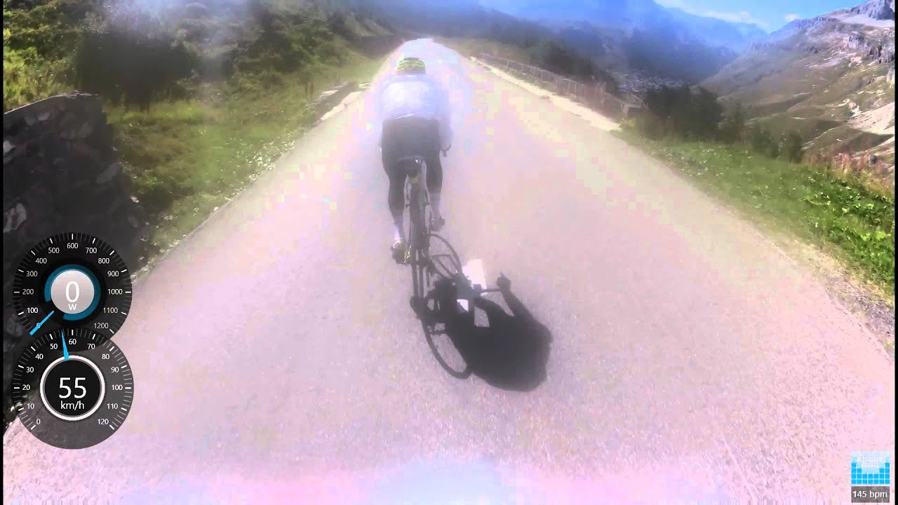Col D'Iseran Descent (Head wind, Helmet Cam not great) - YouTube