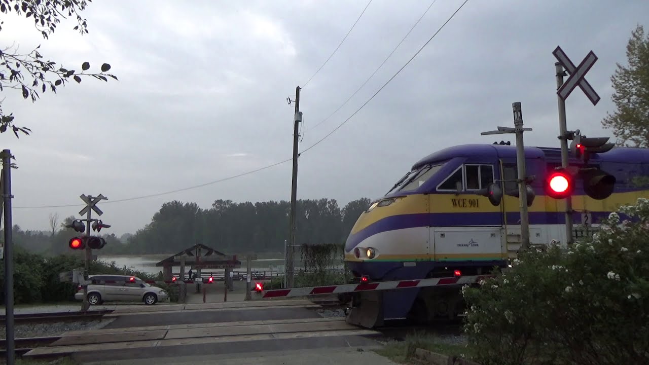 Pedestrian Railroad Crossing | Port Haney Wharf, Maple Ridge, BC - YouTube