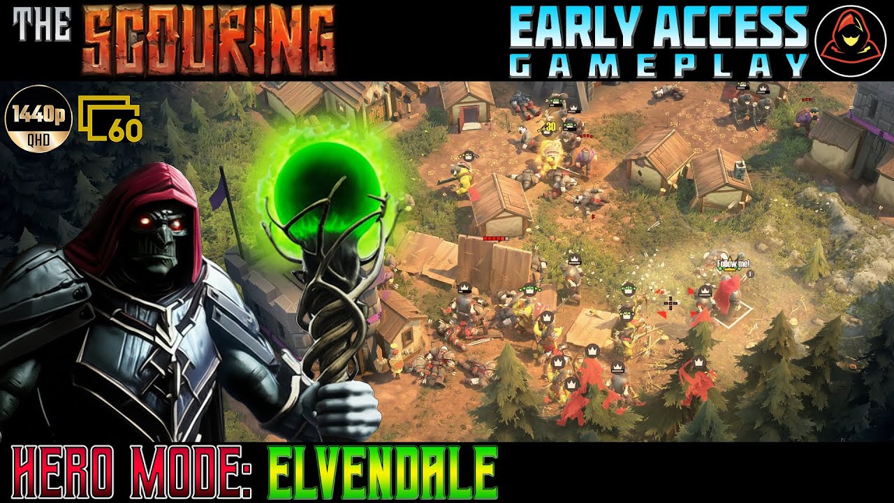 The Scouring | HERO MODE: Elvendale (Early Access RTS Gameplay) - YouTube