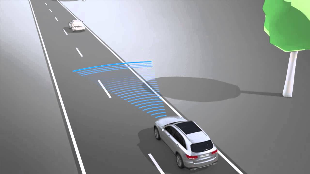 GLC COLLISION PREVENTION ASSIST PLUS Mercedes-Benz - YouTube