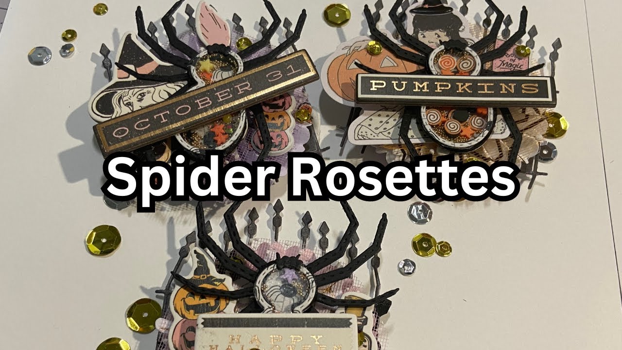 Let’s Create A Spider Rosette - YouTube