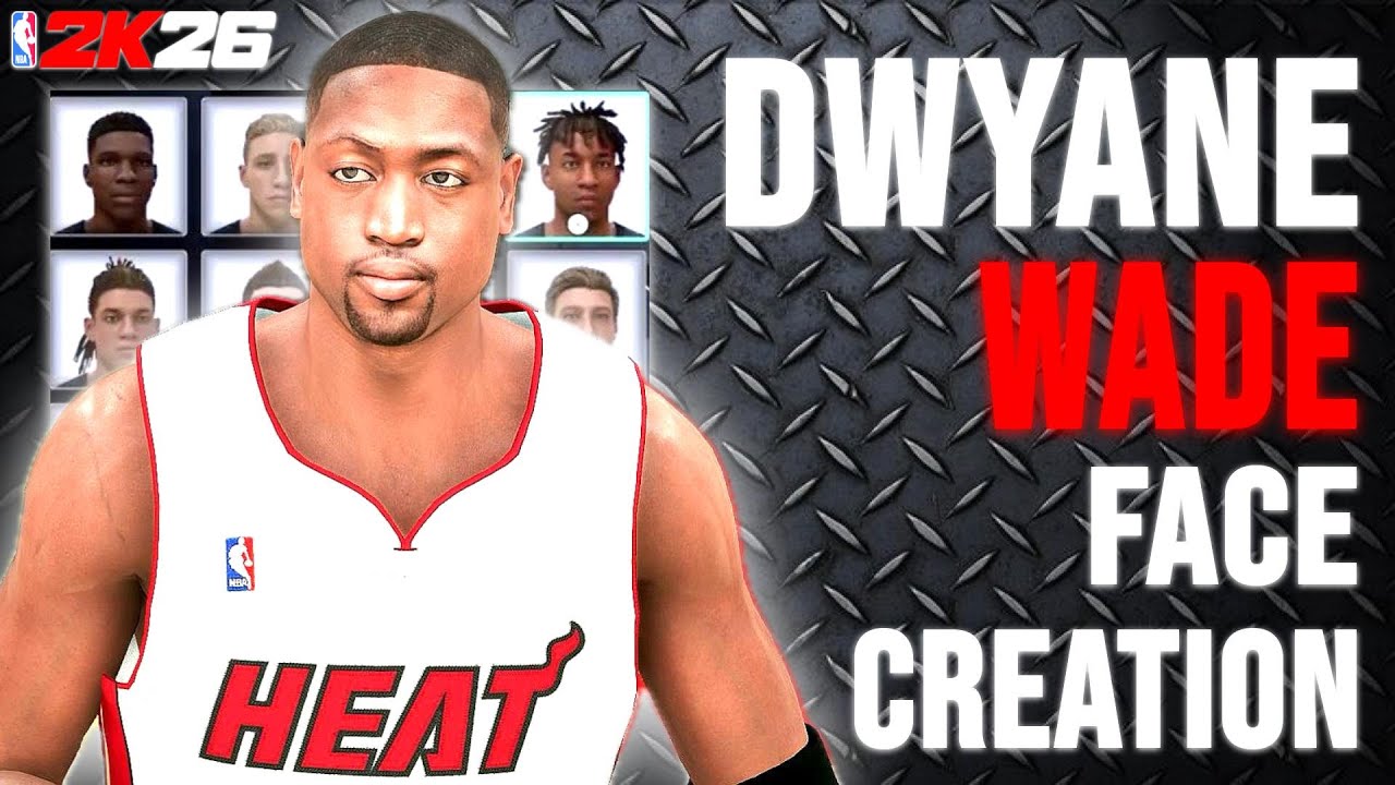 The BEST Dwyane Wade Face Creation In NBA 2K26! - YouTube