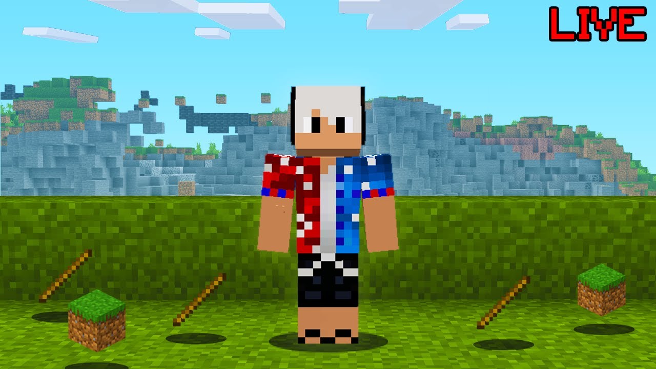 Am Ramas fara ITEME pe Minecraft ... Ce sa fac ? ( Live ) - YouTube