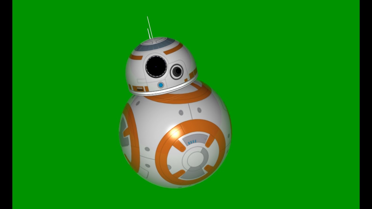 BB8 green screen effect - YouTube