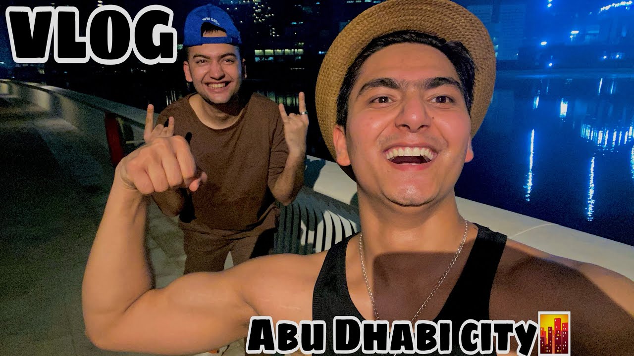 Abu Dhabi City Street Night walk with @ankitbhandari3827 | Rotana Beach 🏖️ |UAE🇦🇪 |SUMIT ...