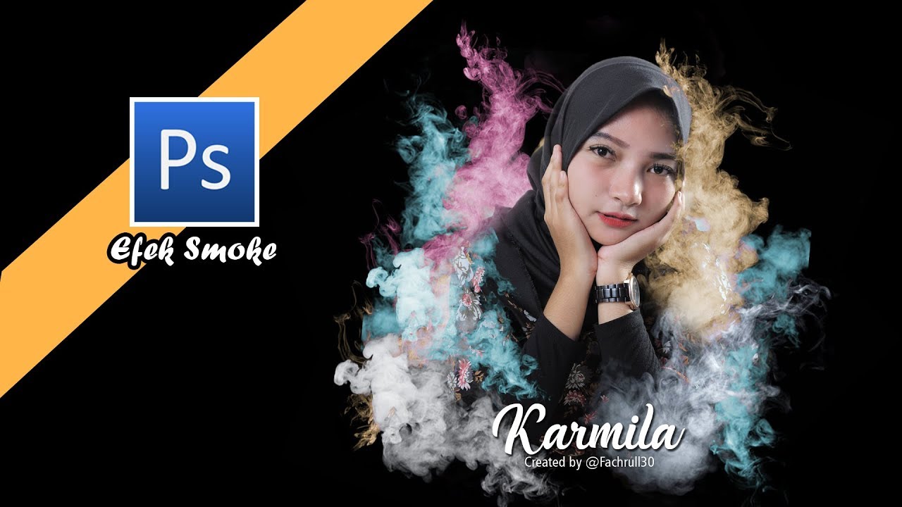 Membuat Efek Smoke pada foto | Tutorial Photoshop - YouTube