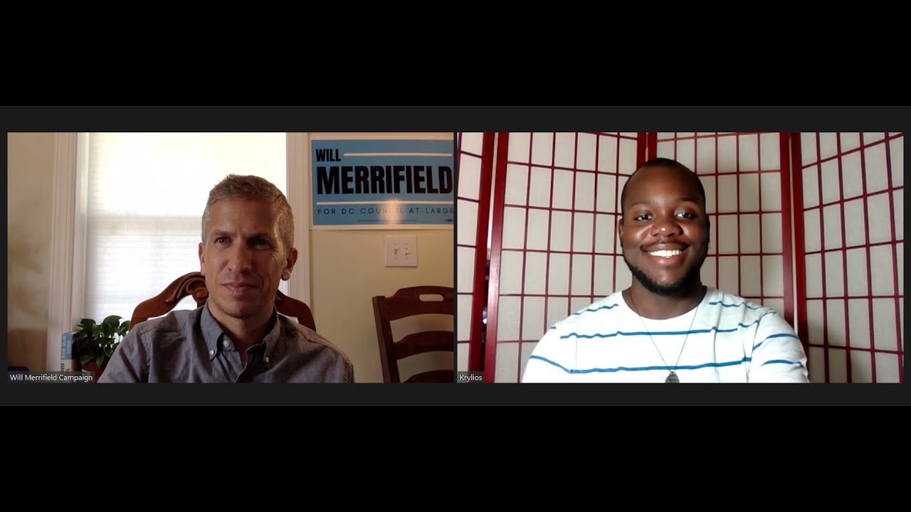 YouTube Live: Will Merrifield, candidate for DC Council, At-Large - YouTube