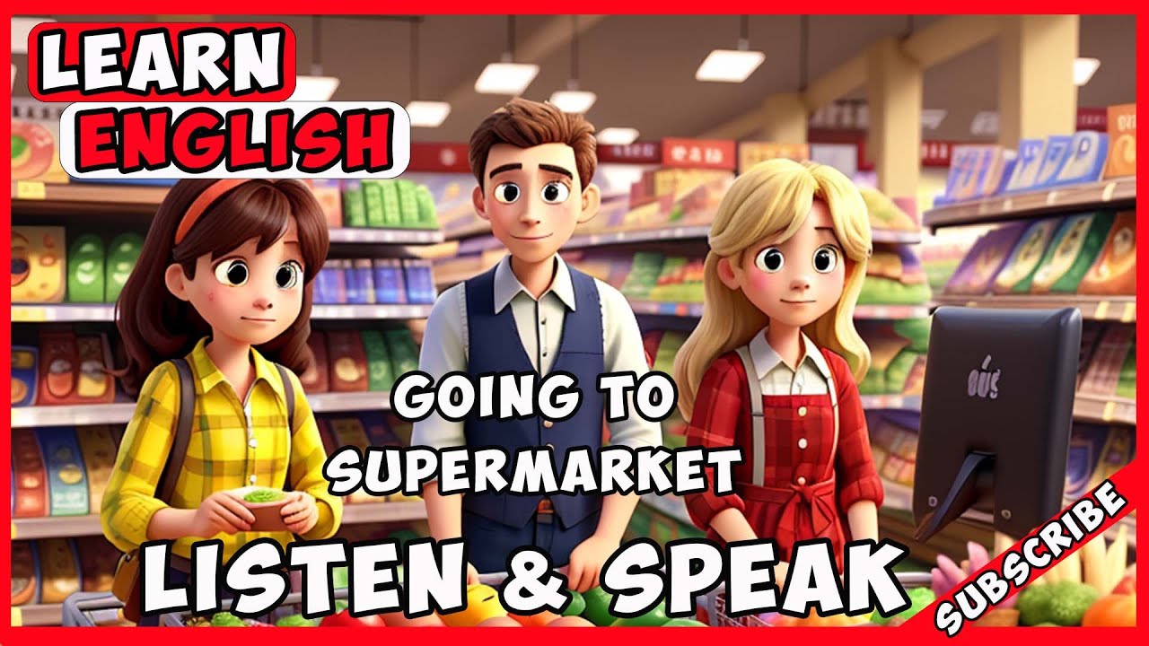 English Conversation in supermarket丨English Speaking Practice 丨Improve ...