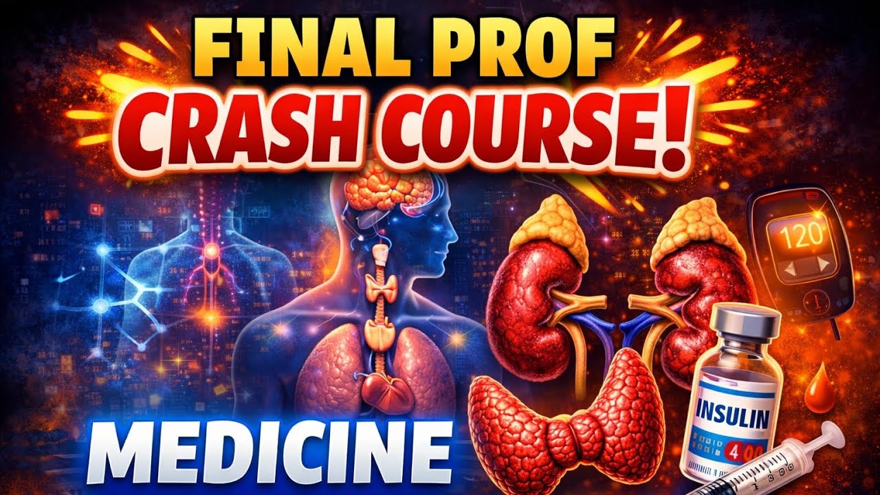 Final Prof Crash Course : Medicine - Endocrine part 1 - YouTube