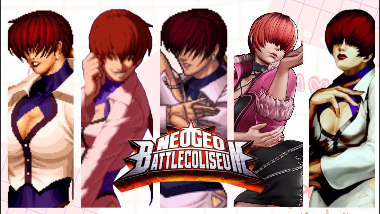 KOF Evolution of Shermie Winner Pose 拳皇夏米尔胜利姿势进化 - YouTube