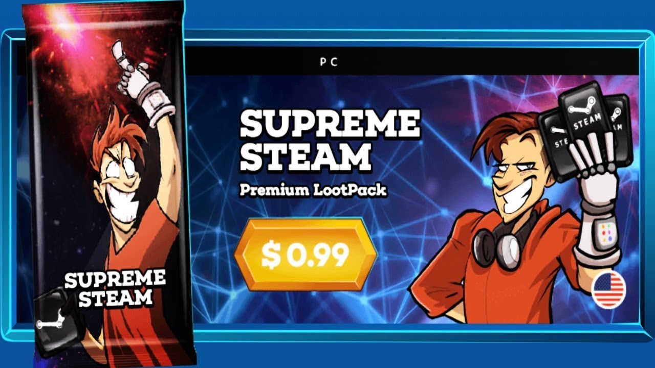 Opening 5 Supreme Steam Packs RIP $5 Lootboy - YouTube