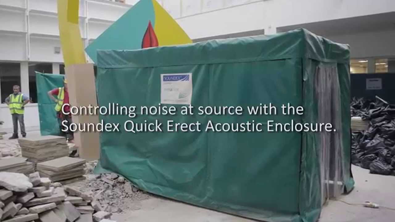 Soundex Acoustic Enclosures in action - YouTube