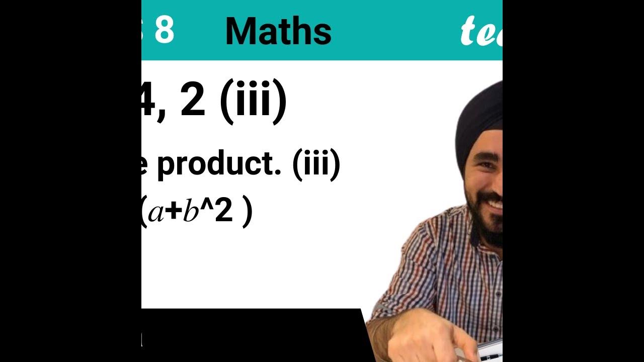 Ex 8.4, 2 (iii) - Find (a^2 + b) (a + b^2) - Chapter 9 Class 8 - Teachoo - YouTube