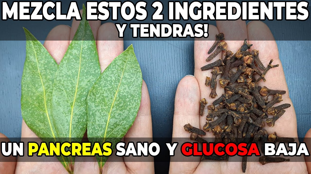 Páncreas SANO y Glucosa Baja Con Solo 2 Ingredientes - YouTube