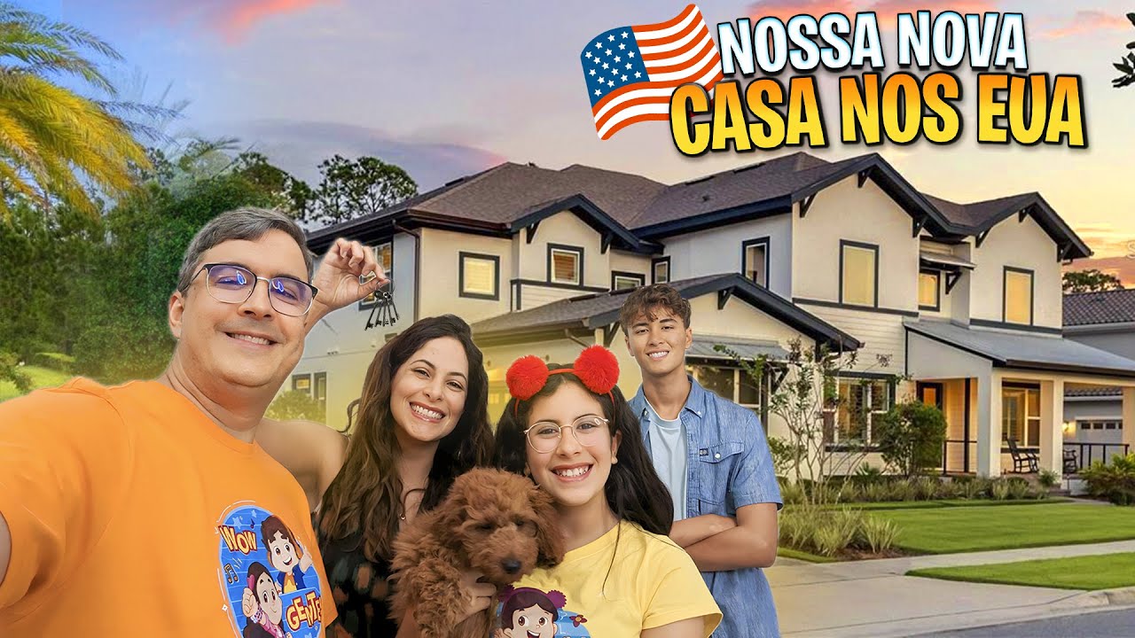 A nova Casa da Família Maria Clara e JP nos Estados Unidos - YouTube