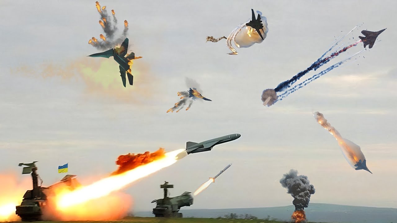 Today! 32 Russian Sukhoi SU-57 Fighter Jets Shot Down by Ukrainian Air ...