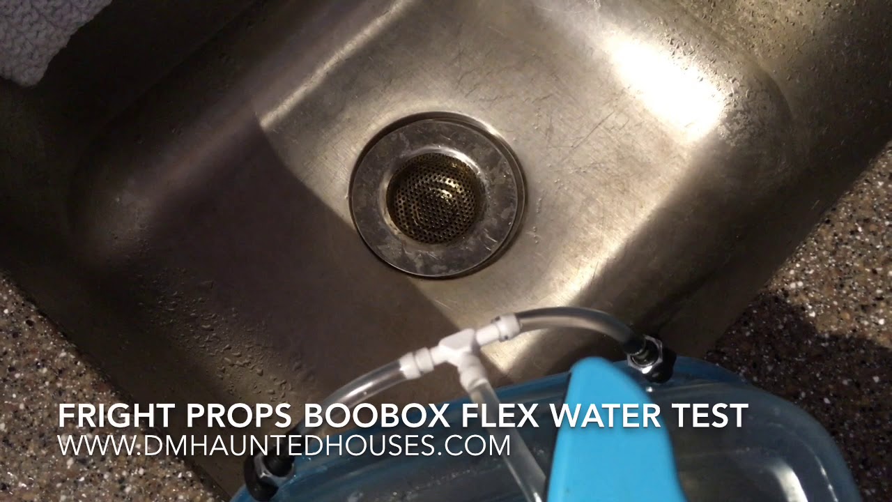 Water Test using Fright Props BooBox Flex - YouTube