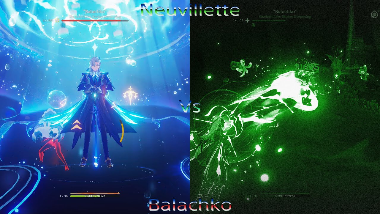 Clash of Legends: Neuvillette Vs Natlan Legend Balachko (Genshin Impact ...