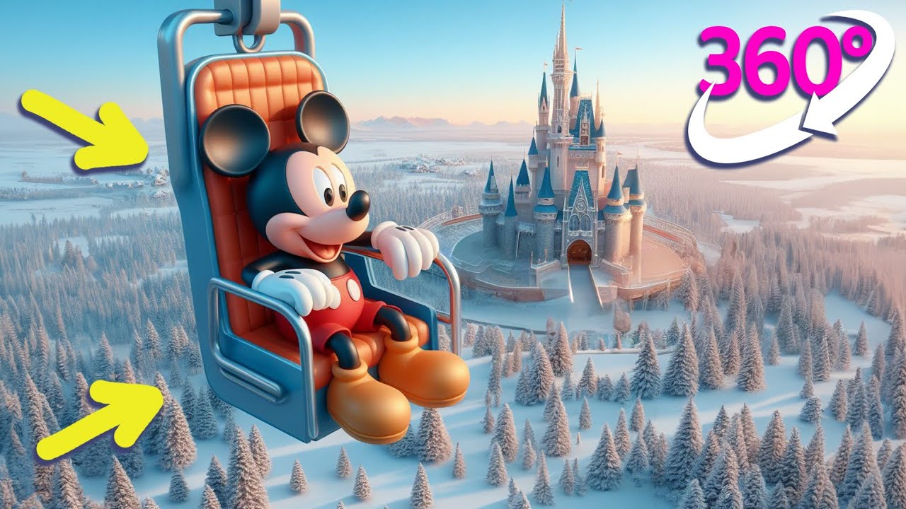 You & Mickey on a Drop Tower | 100 Years DISNEY in 360 3D - YouTube