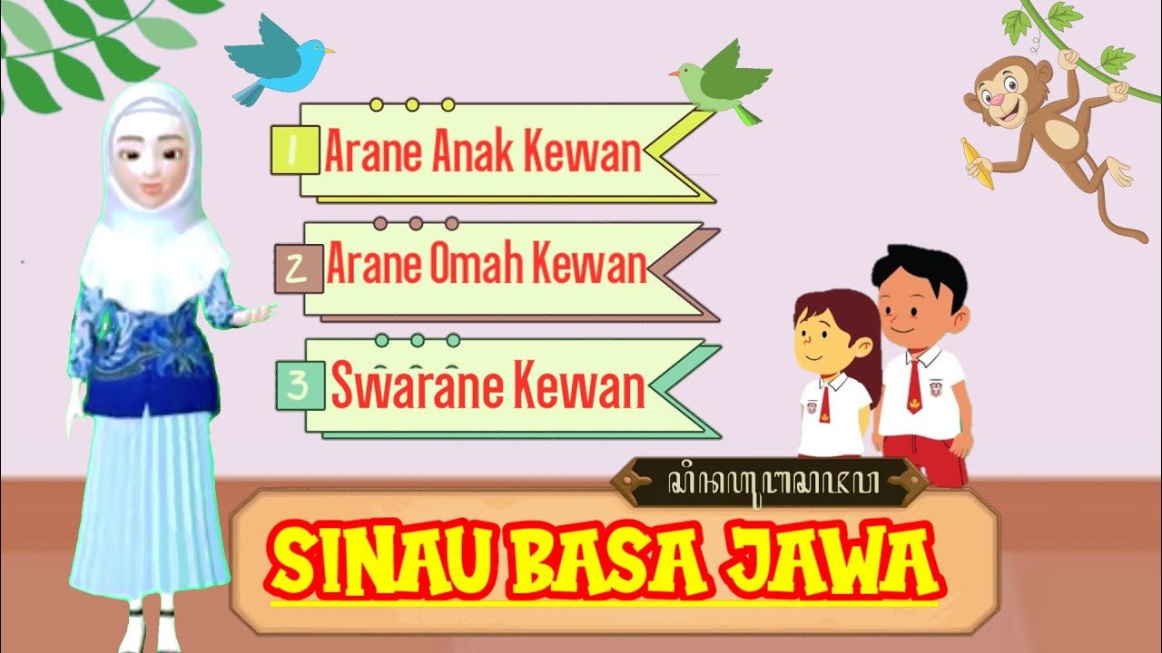 Yuk Sinau Basa Jawa Arane Anak Kewan,Arane Omah Kewan Lan Swarane Kewan ...