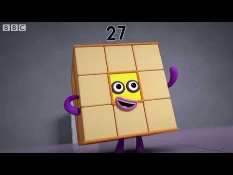 Numberblocks but only when 27 is on screen - YouTube