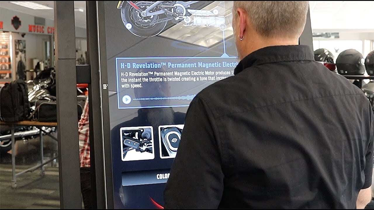 Boswell's Harley-Davidson: LiveWire™ Interactive Display - YouTube