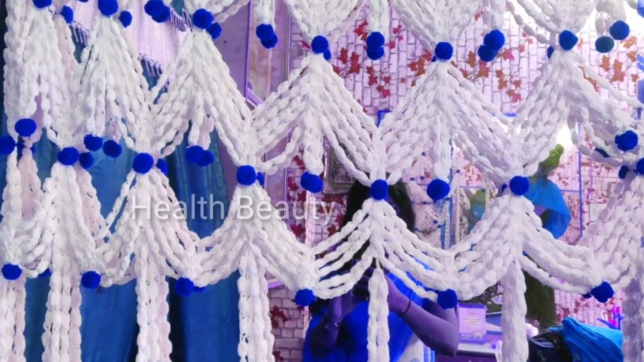 mirror hanging|wall hanging|pardehal|jhalar|gate parda design|woolen ...