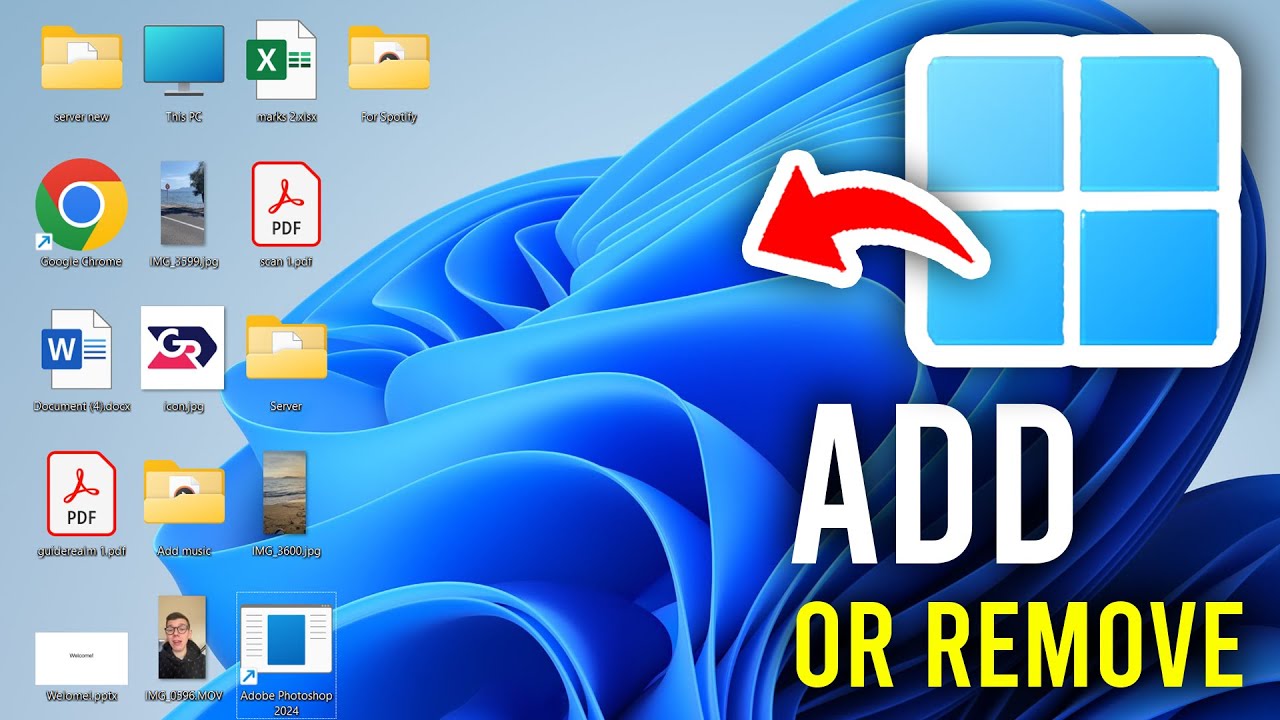 How To Add or Remove Desktop Icons In Windows 11 - Step By Step - YouTube