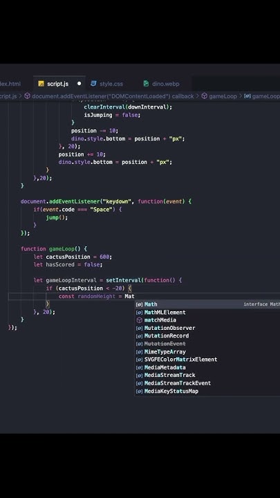 Dino Game Dev Programação Css Html Javascript Tech Engineering Gaming Htmltutorial 