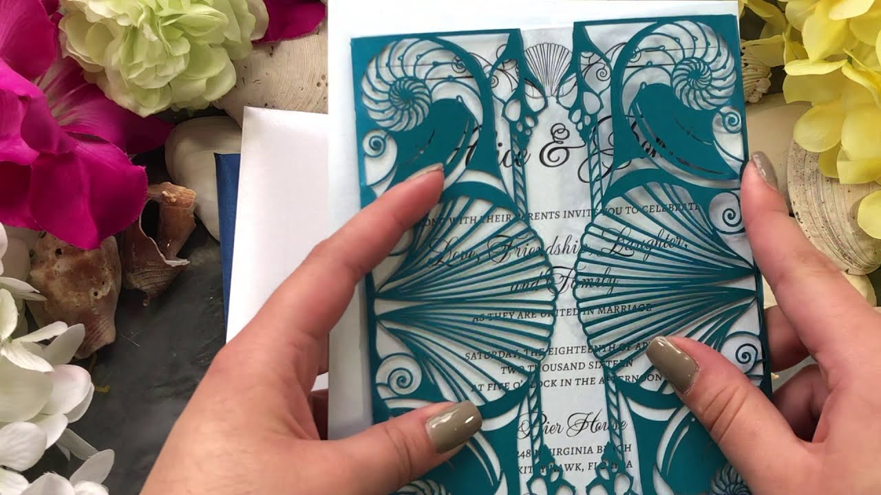 Mermaid Shell Folders - YouTube