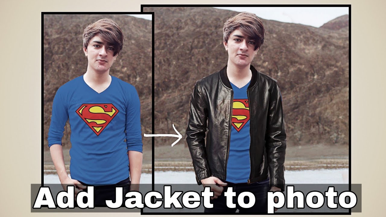 How to Add a Jacket to your photo on Android mobile | PicsArt Tutorial ...