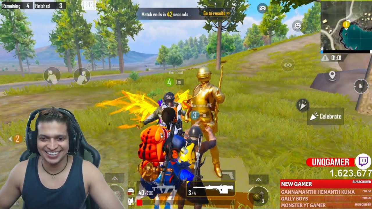 🔴OFFLINE - Unq Gaming - WIRE LESS SNIPES | BGMI | - YouTube