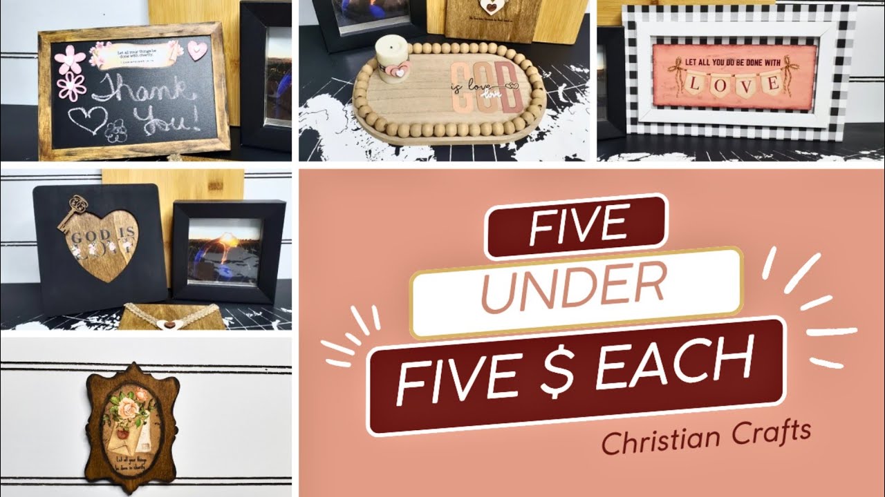 Dollar Tree crafts: Christian HOME decor DIY ideas under $5 each - YouTube