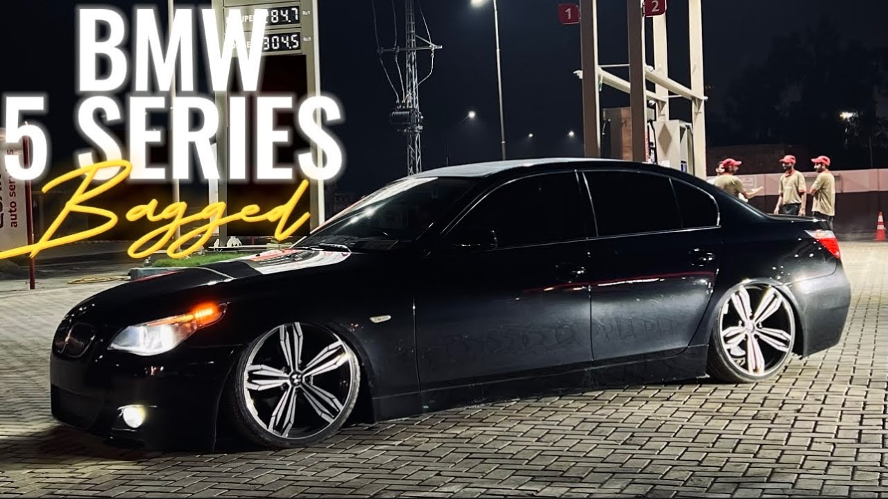 BAGGED BMW 5 Series E60 ️ | Review | Team Sinister - YouTube