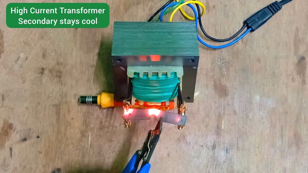 How to make high current transformer | हाई करंट ट्रांसफार्मर कैसे बनाए ...