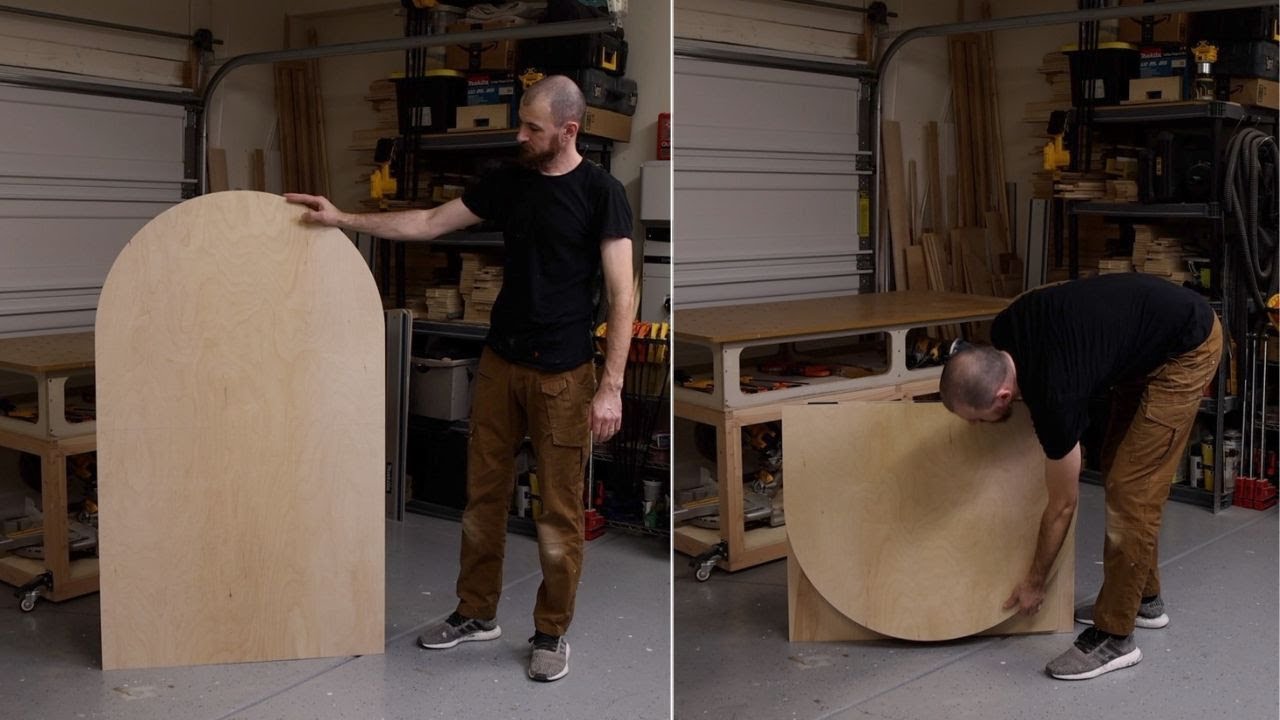 The Ultimate Guide to Making a Folding Arched Backdrop - YouTube