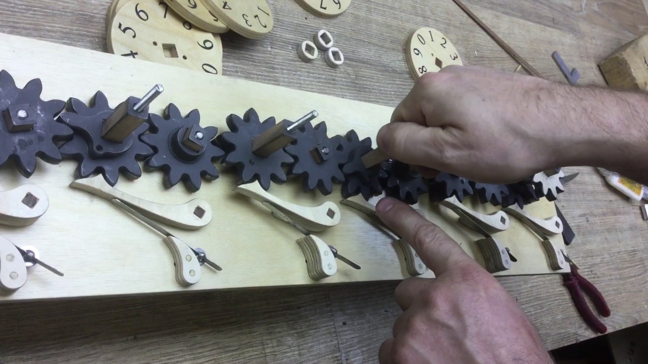 Summation unit for Schickard calculating machine - YouTube