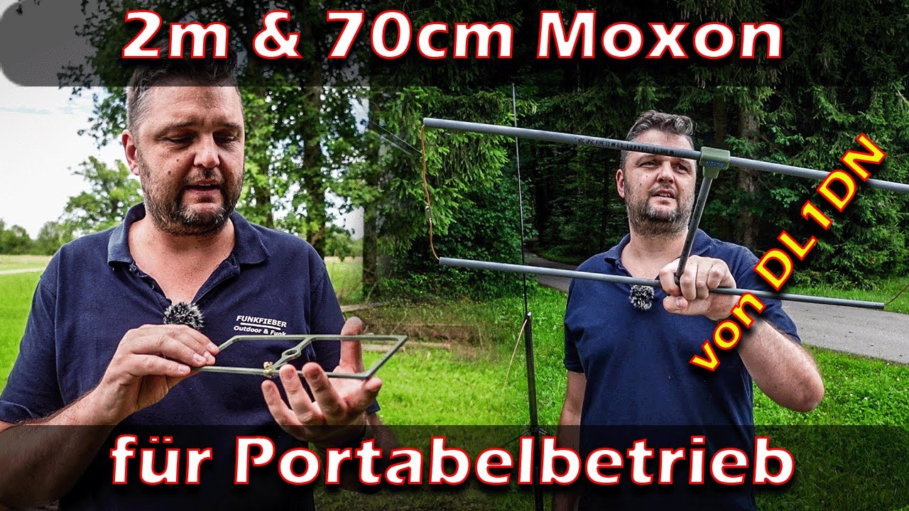Portable Moxon Antennen für 2m & 70cm von DL1DN #antenne #antenna # ...