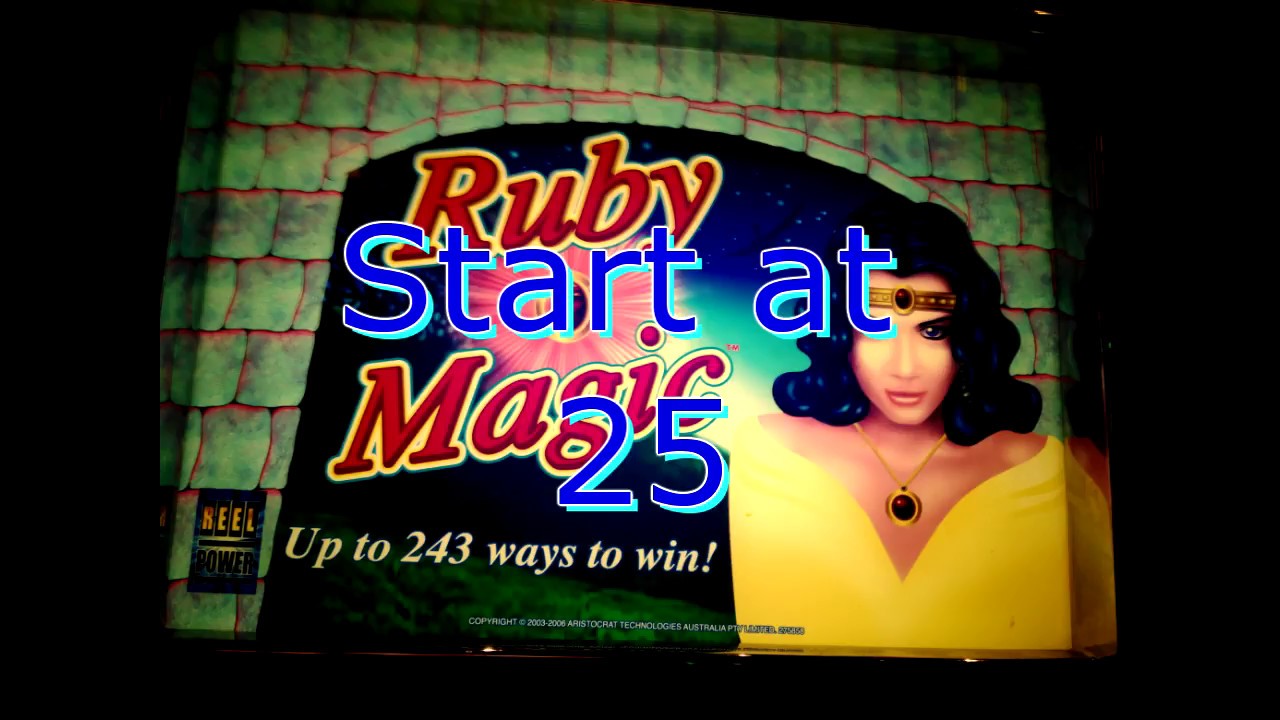 Ruby Magic Live Play 036 slot machine - YouTube