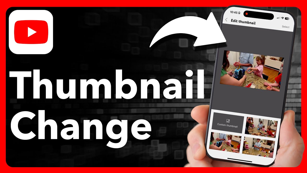 How To Change Video Thumbnail On YouTube Mobile - YouTube