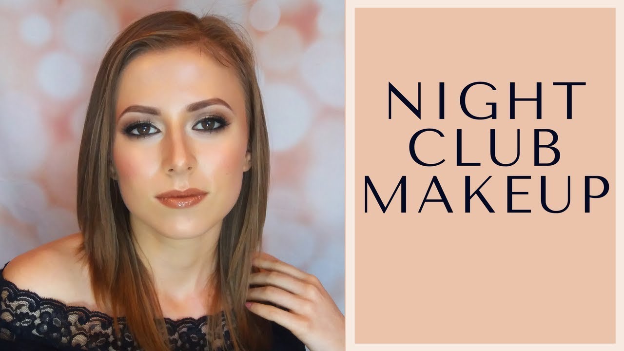 NIGHT CLUB MAKEUP | Вечерен грим в кафяво - YouTube