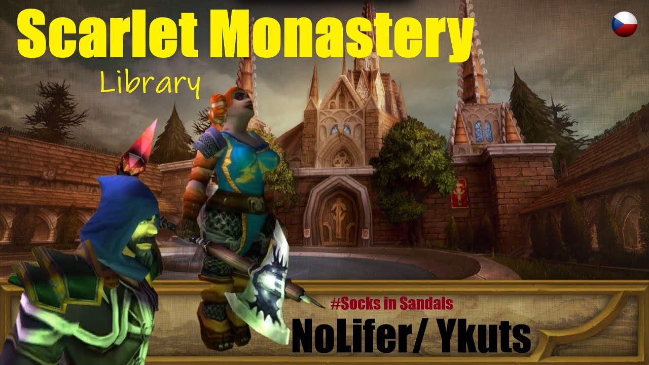 World of Warcraft Classic - Scarlet Monastery | Graveyard + Library ...